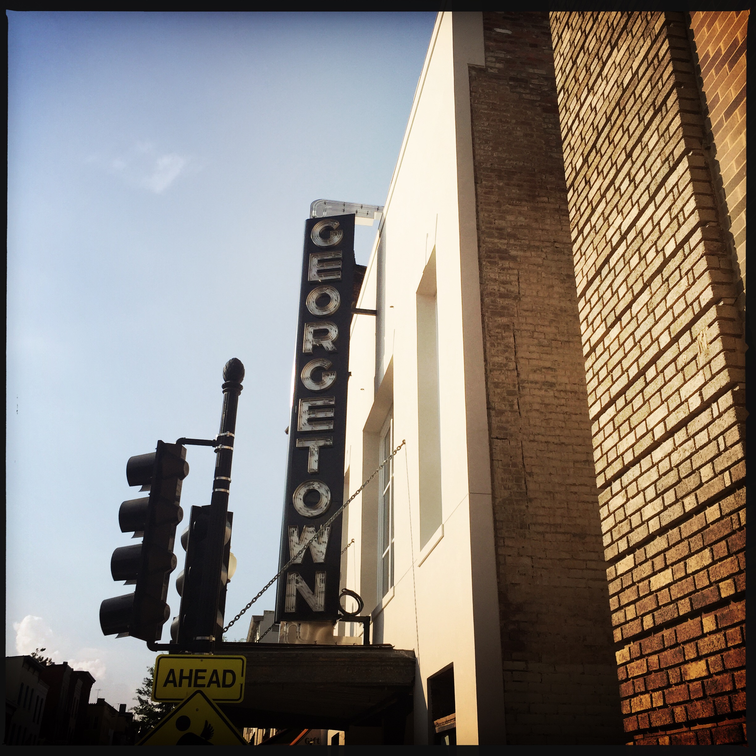 Georgetown Theater Sign Restored | The Georgetown Metropolitan