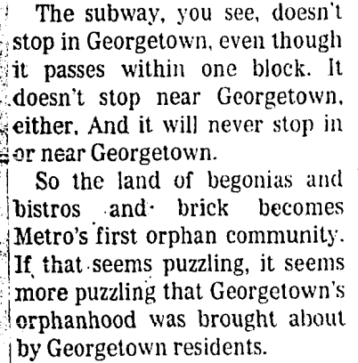The History of the Urban Legend of Georgetown Residents Stopping a ...