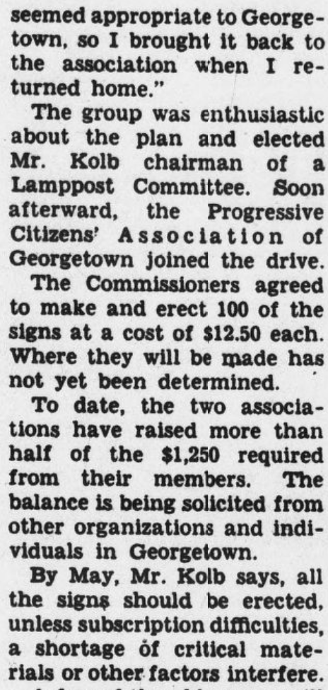 Georgetown Time Machine: Old Georgetown Signs | The Georgetown Metropolitan