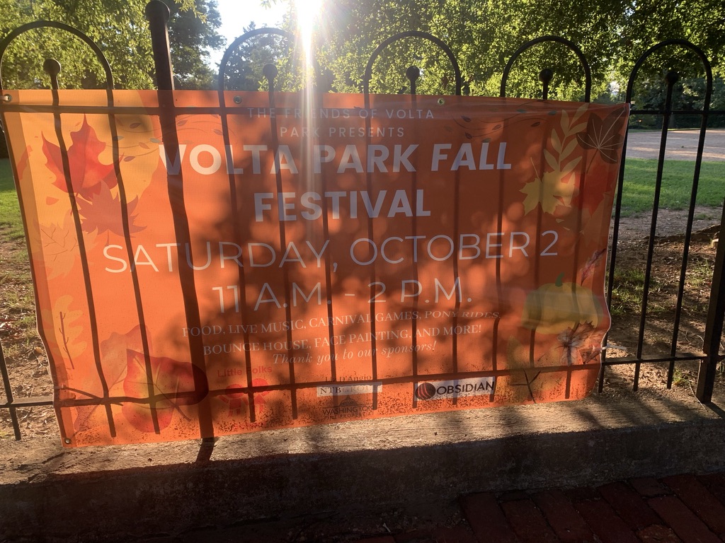 Volta Park Fall Festival Returns Oct. 2 | The Georgetown Metropolitan